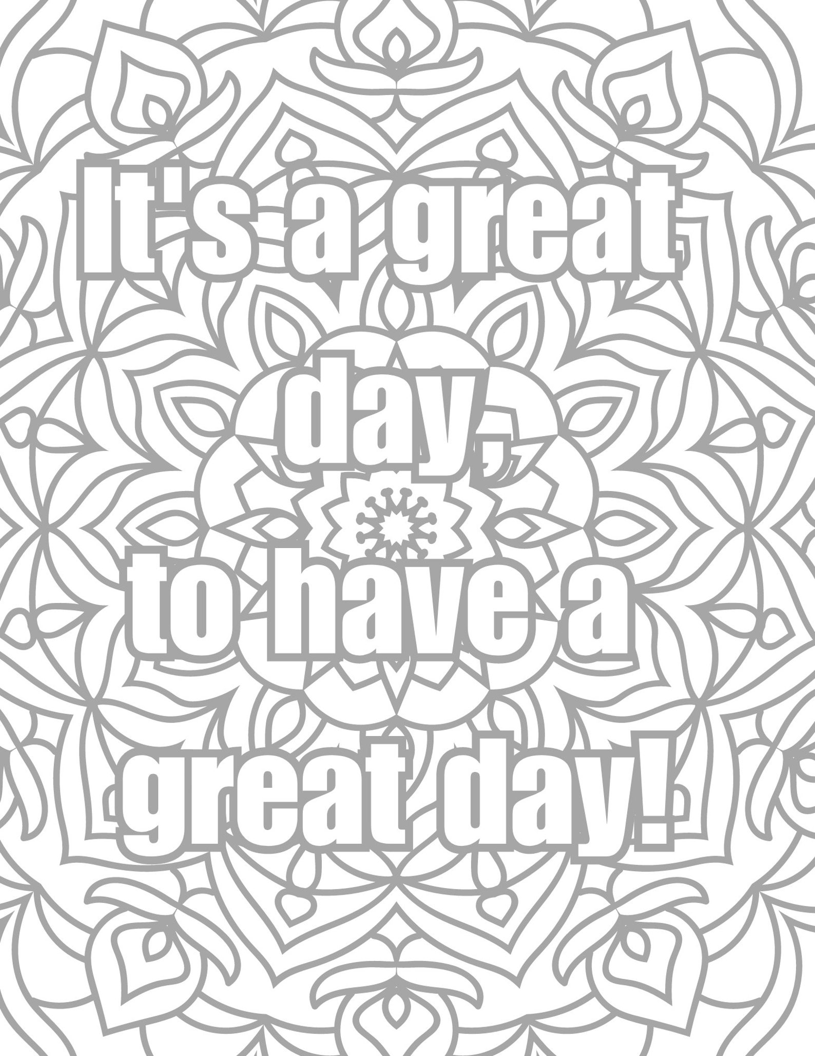 Positive Vibes Only Download & Print Coloring Book 20 Pages - Etsy