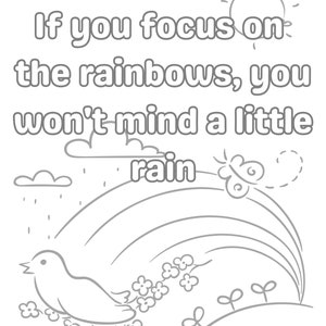 Positive Vibes Only Download & Print Coloring Book 20 Pages - Etsy