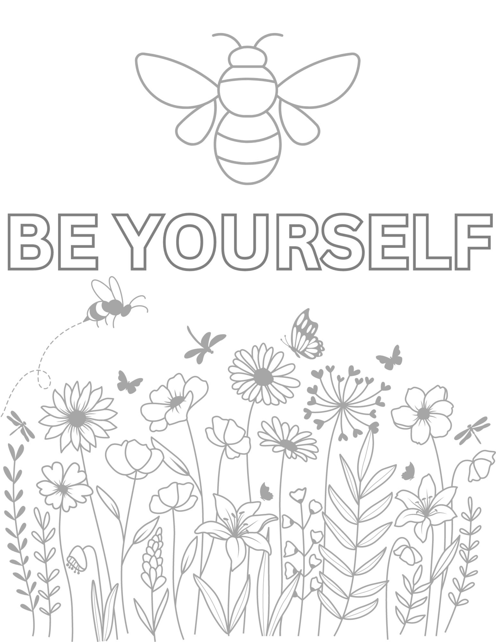 Positive Vibes Only Download & Print Coloring Book 20 Pages - Etsy