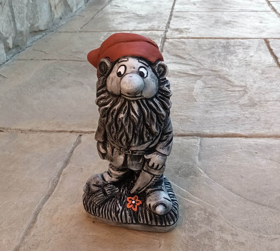 Painted Dwarf, Artificial Stone Outdoor Garden, Decoration, Dwarf ...