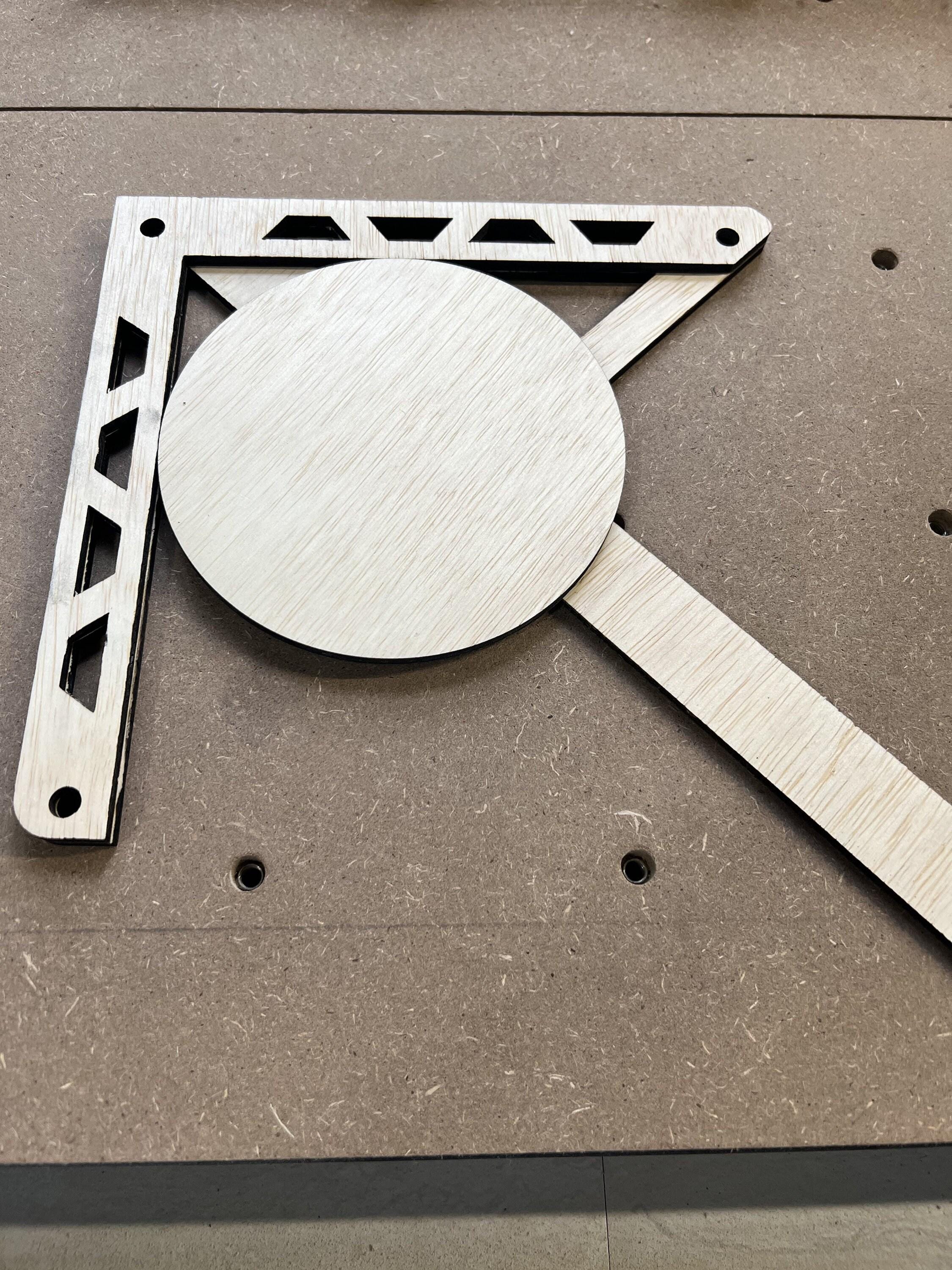 Center Finder Jig Template SVG, Laser Cut Grid, Centering Ruler Digital ...