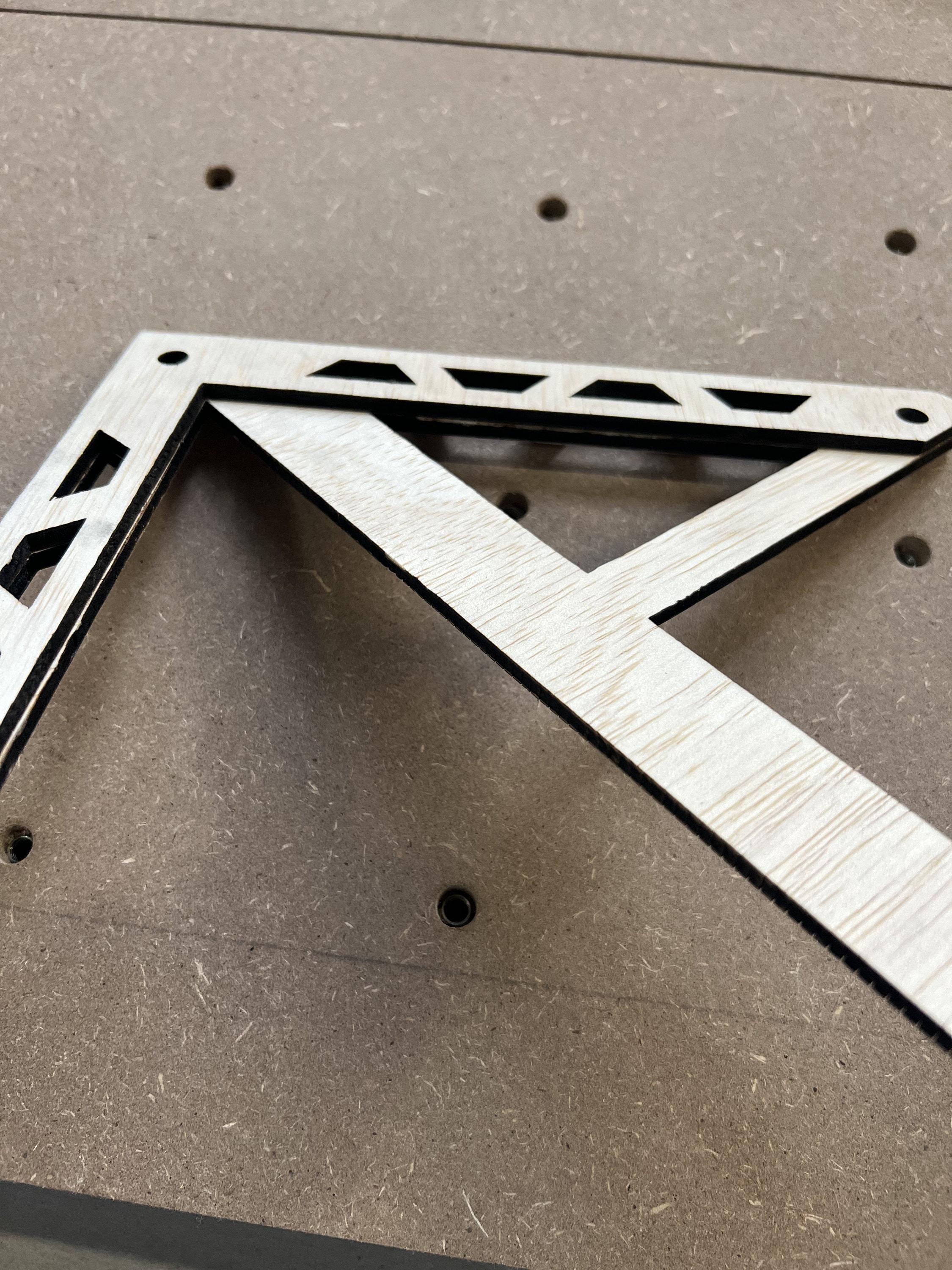 Center Finder Jig Template SVG, Laser Cut Grid, Centering Ruler Digital ...