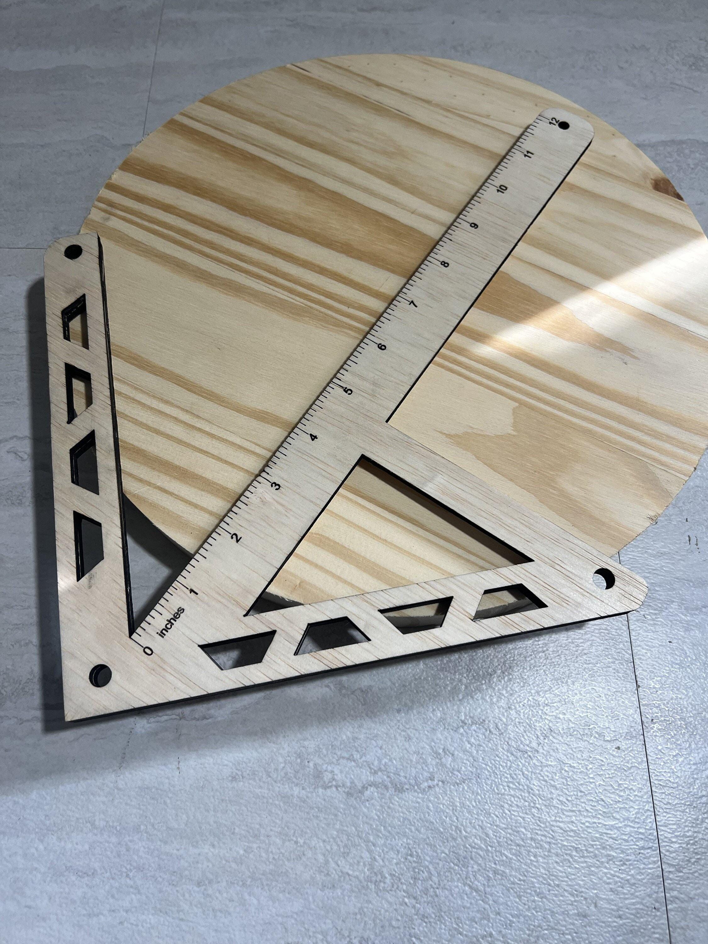 Center Finder Jig Template SVG, Laser Cut Grid, Centering Ruler Digital ...