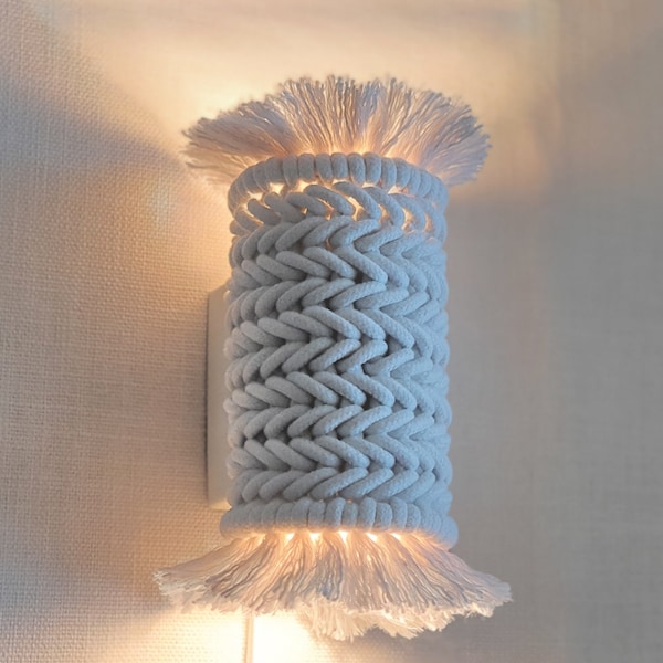 Woven Wall Sconce - Etsy