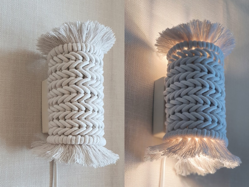 Riverine Wall Sconce (up & Down Light Function), 100% Organic Cotton ...