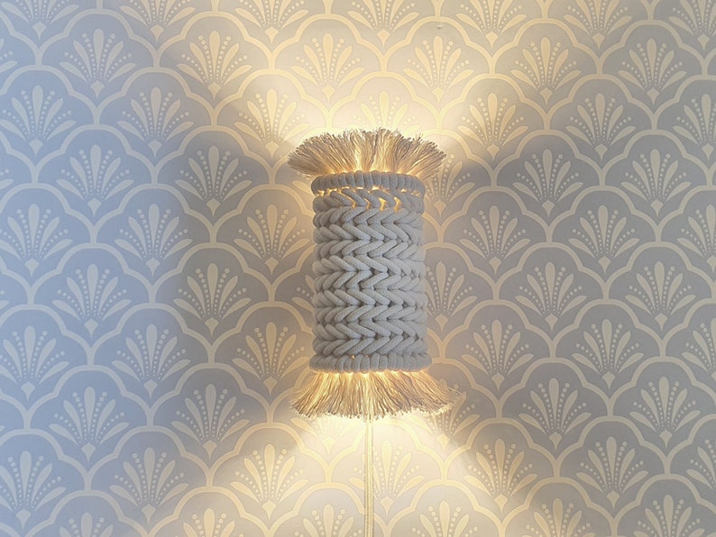 Riverine Wall Sconce (up & Down Light Function), 100% Organic Cotton ...