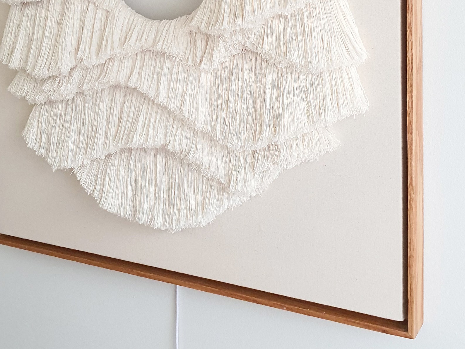 Sundunes Lighted Textile Artwork on High Quality Canvas, Inlaid With ...