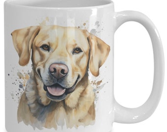 Yellow Labrador Mug - Etsy