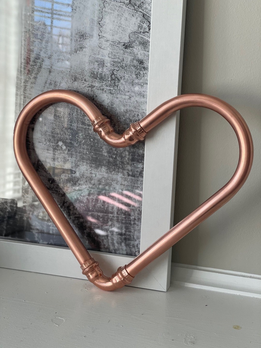 Copper Pipe Heart - Etsy