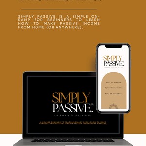 Simply Passive Digital Marketing Course, Master Resell Rights, Faceless ...
