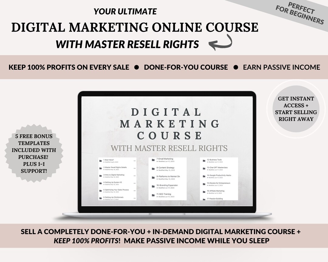Roadmap to Riches Course Side Hustle Master Resell Rights - Etsy
