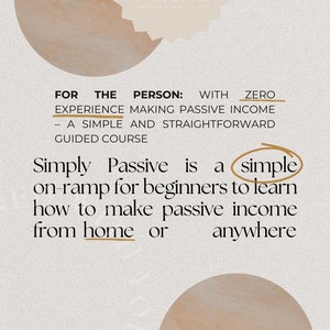 Simply Passive Digital Marketing Course, Master Resell Rights, Faceless ...