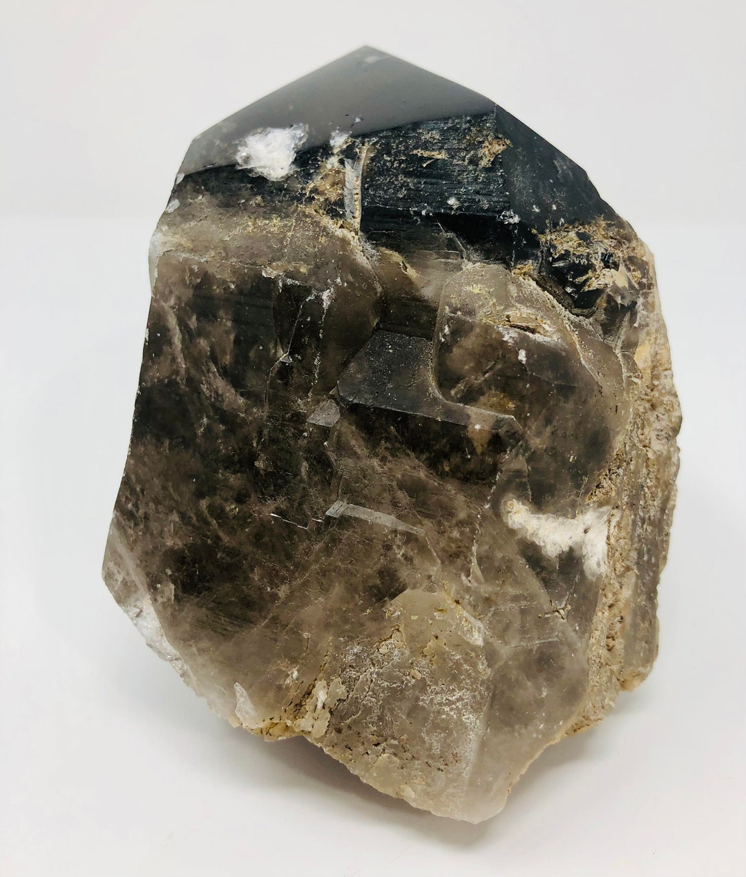 Smokey Quartz Crystal, Grade A Large Smoky Quartz, Smoky Quartz Point ...
