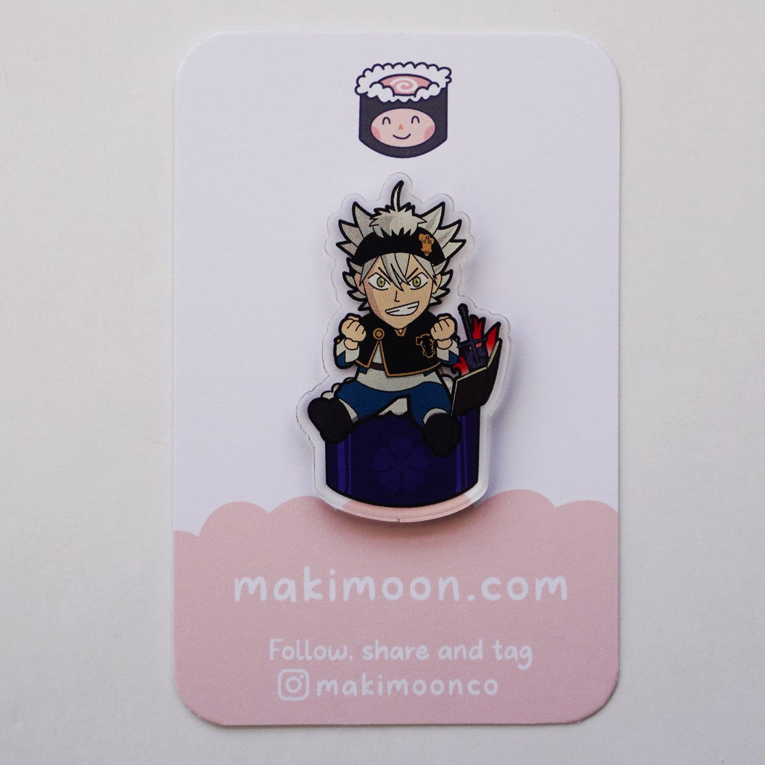 Japanese Anime Asta Popular Characters Acrylic Pin Badge Collection ...