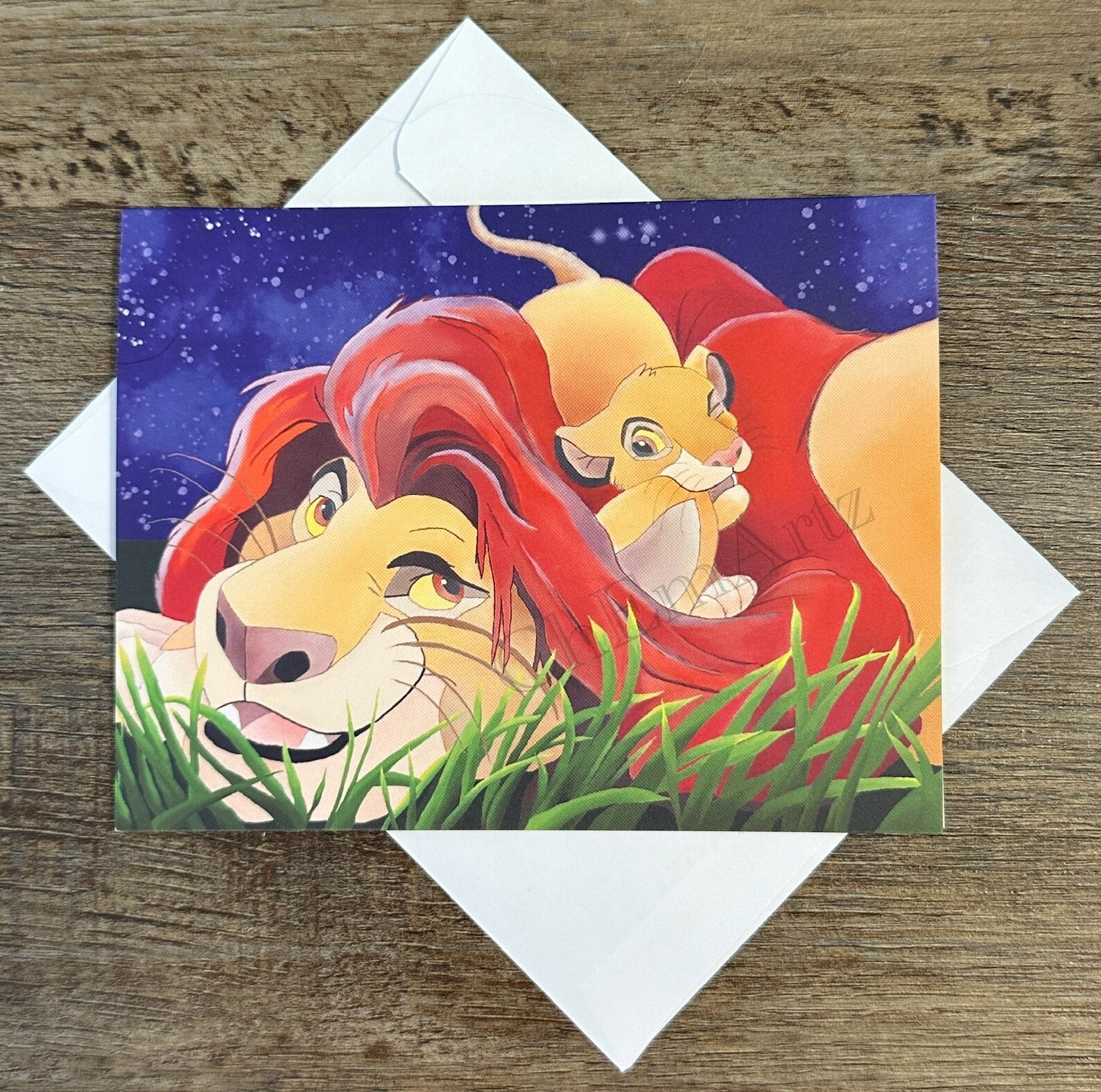 Lion King Mufasa Simba Greeting Card | Father’s Day | Dad Birthday - Etsy