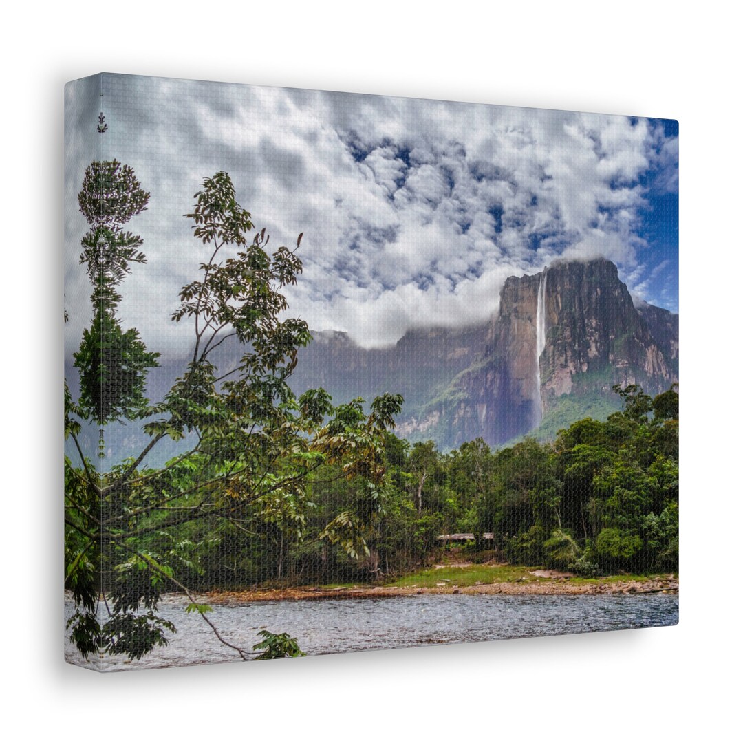 Venezuela Painting, Venezuela Landscapes, Angel Falls Painting, Gift ...