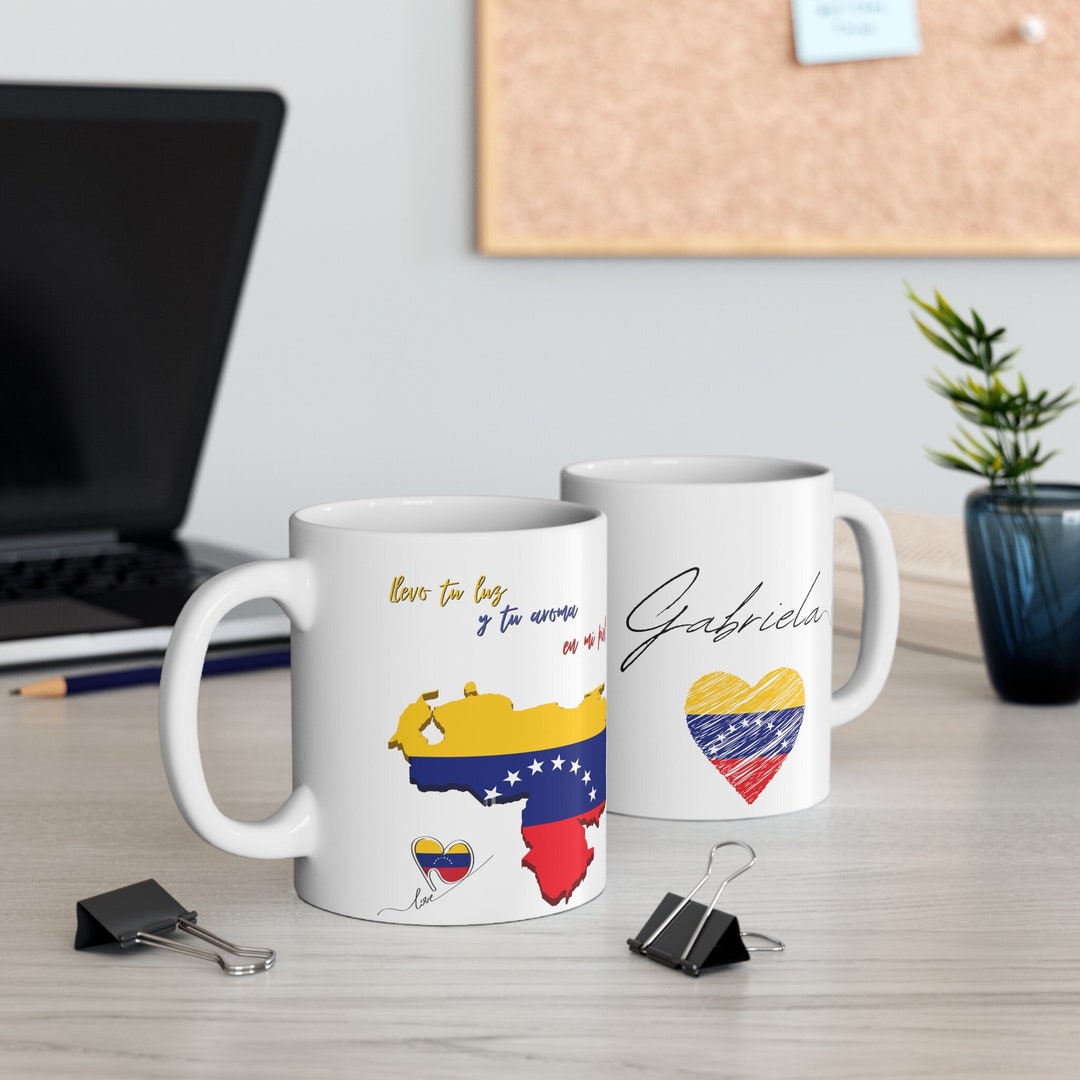 Taza De Venezuela Personalizada, Regalo Venezolano, Taza Venezolana ...
