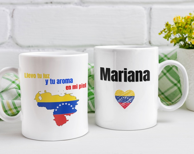 Taza De Venezuela Personalizada, Regalo Venezolano, Taza Venezolana ...