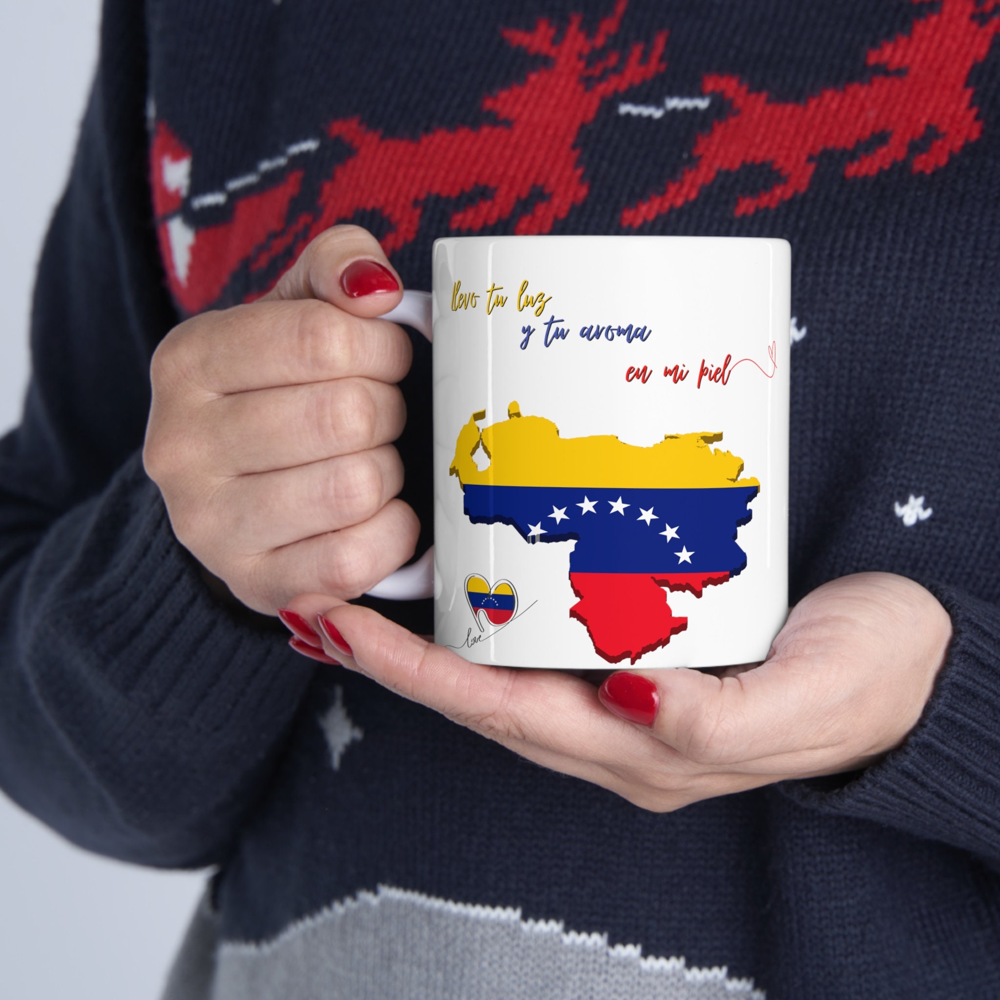 Taza De Venezuela Personalizada, Regalo Venezolano, Taza Venezolana ...