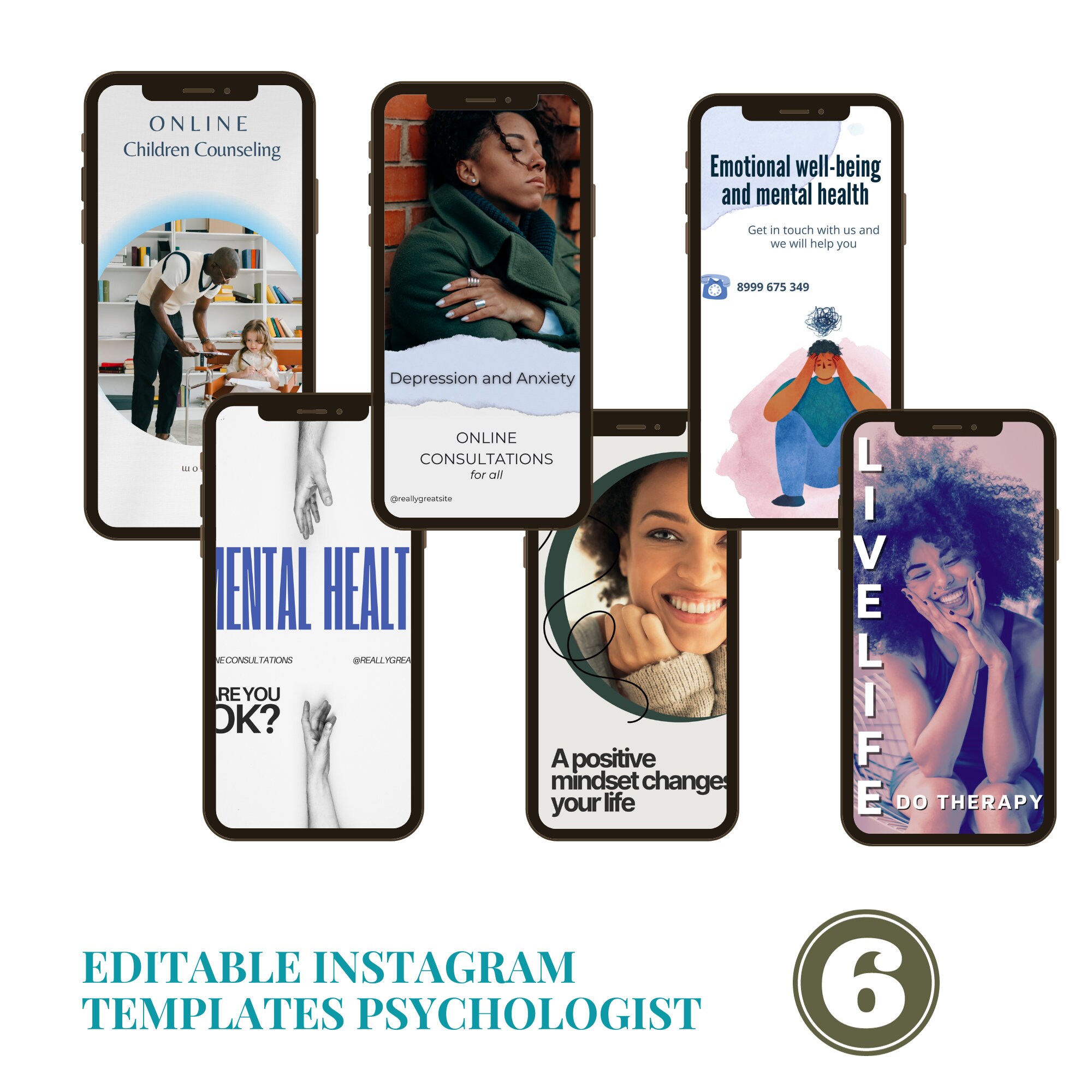 Editable Canva Template Pack for Psychology - Etsy