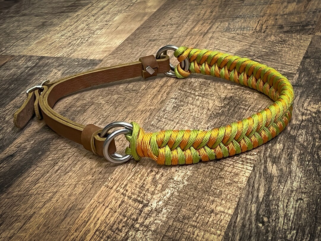 Paracord/leather Bitless Bridle Noseband - Etsy