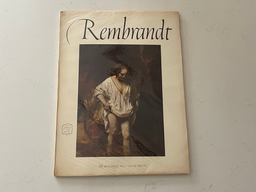 Vintage Rembrandt Art Book - Etsy