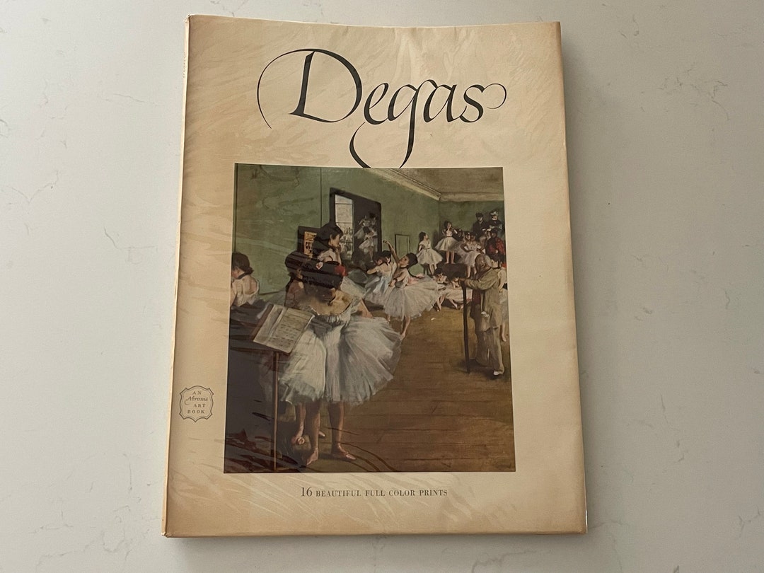 Vintage Degas Art Book - Etsy
