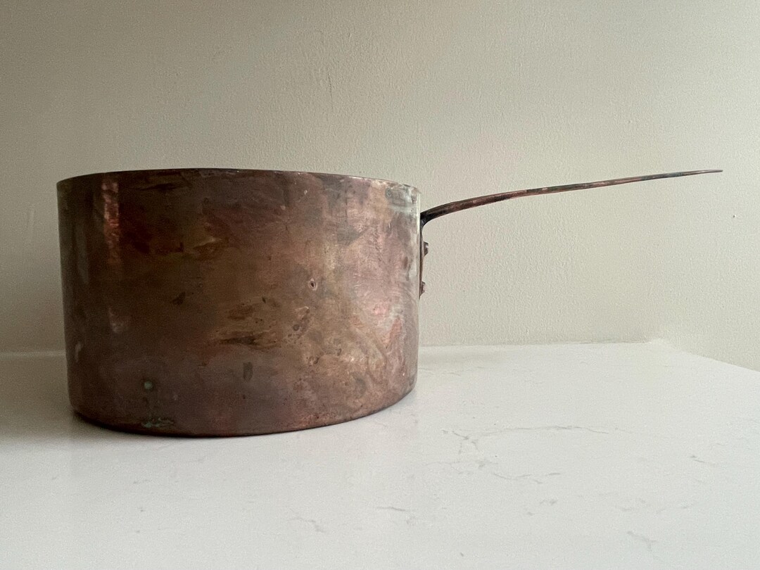 Large & Heavyweight Hand Forged Copper Pot - Etsy