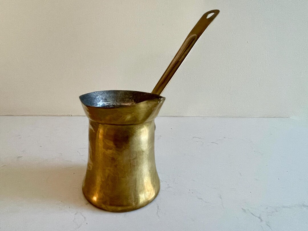 Vintage Brass Side Pour Container/ladle - Etsy