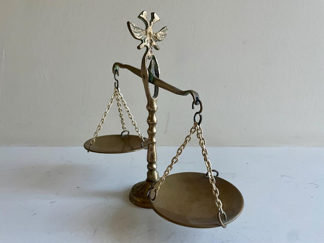 Vintage Brass Scale - Etsy