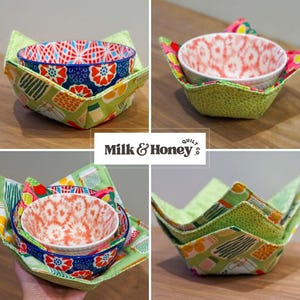 Reversible Soup Bowl Cozy Pattern, 2 Sizes With Video Tutorial ...