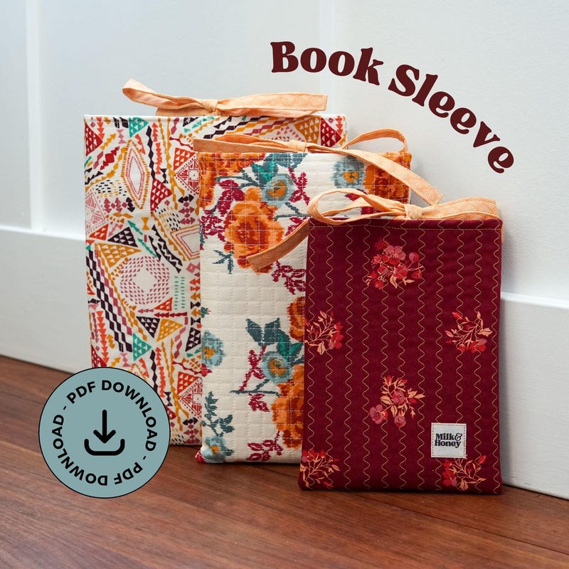 Quilt Book Sleeve Pattern - Etsy