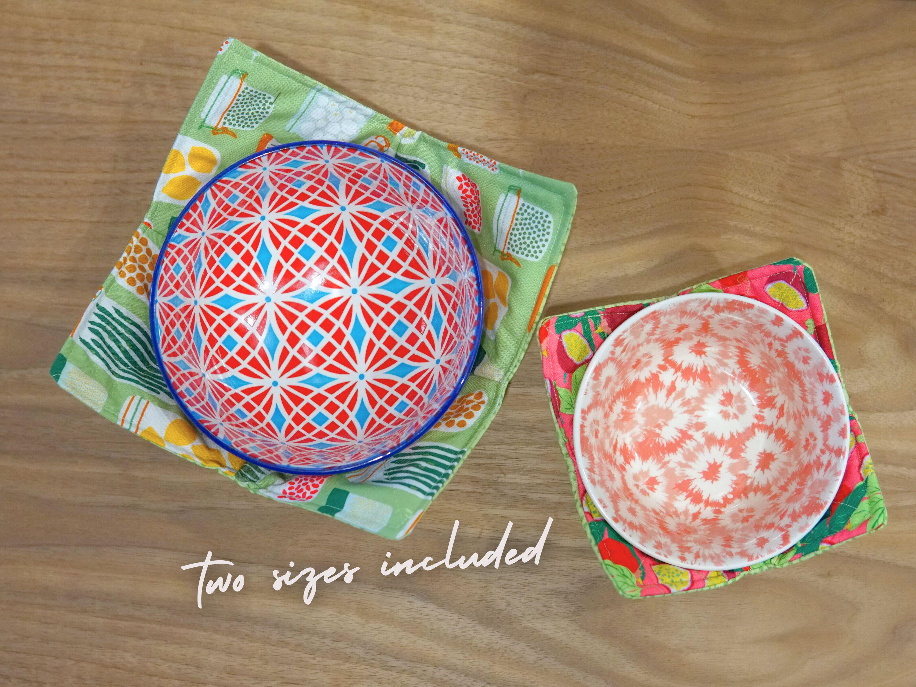 Reversible Soup Bowl Cozy Pattern, 2 Sizes With Video Tutorial ...