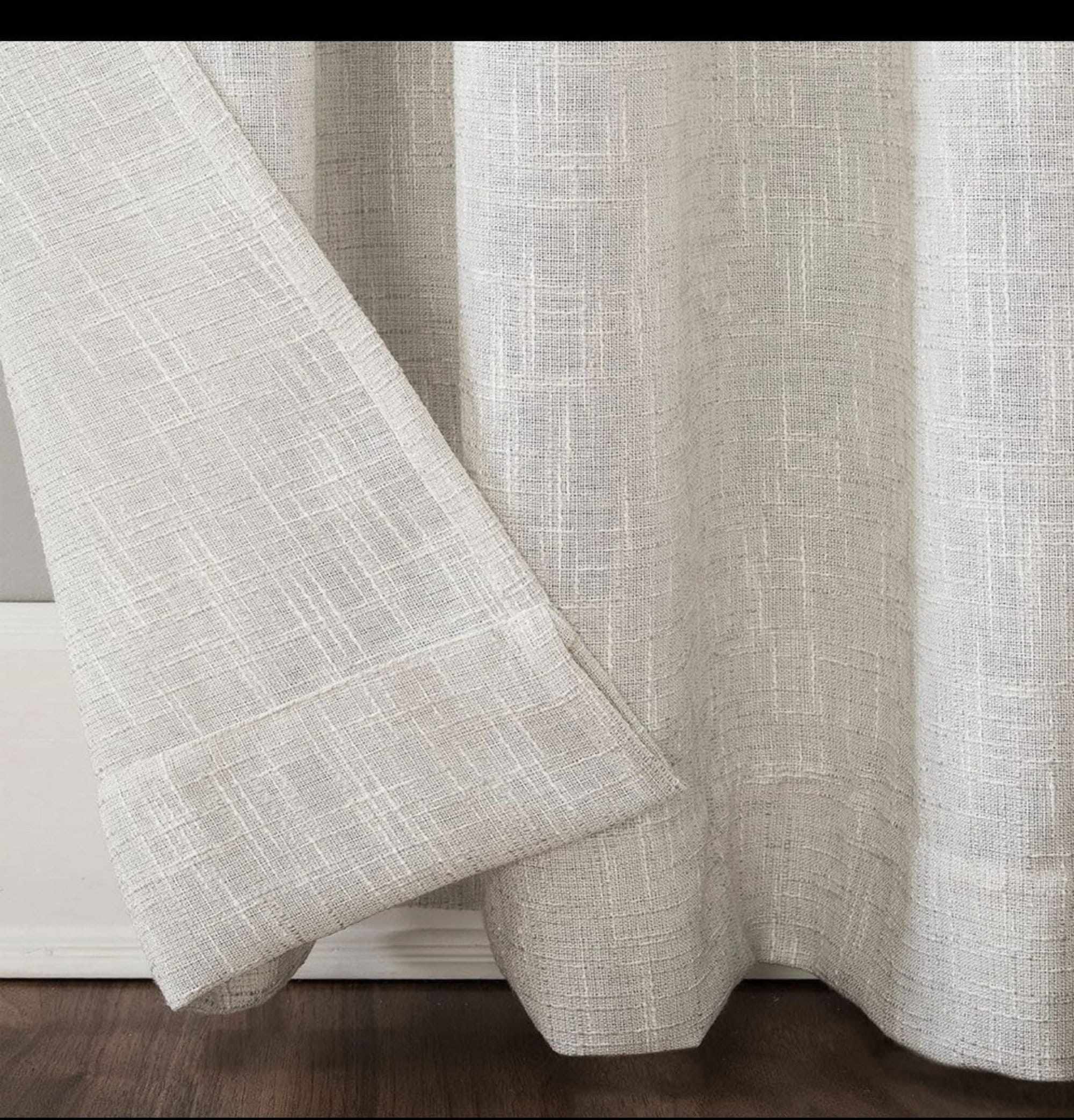 Natural Linen Curtains for Living Room, Softened Linen Curtains in ...