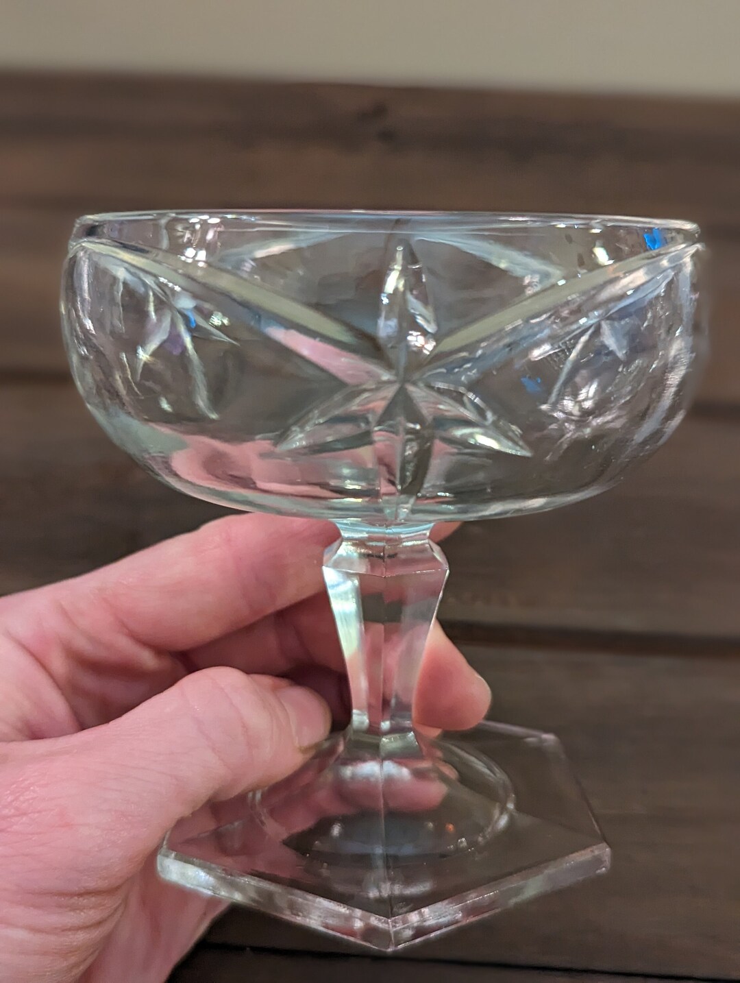 Vintage Glass Compotes (set of 3) - Etsy