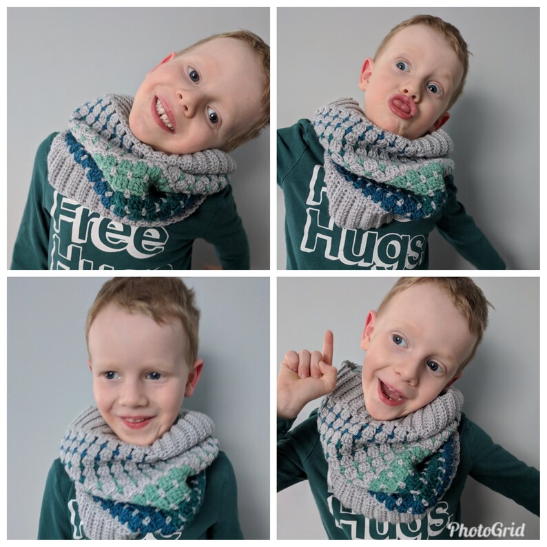 Liam's Cuddly Cowl: Crochet Pattern - Etsy