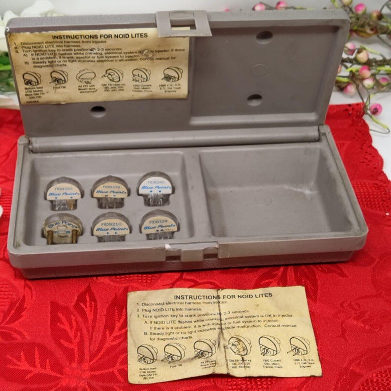 Blue Point FID8838 TBI/EFI Injector Harness Tester Kit Noid Lites With ...