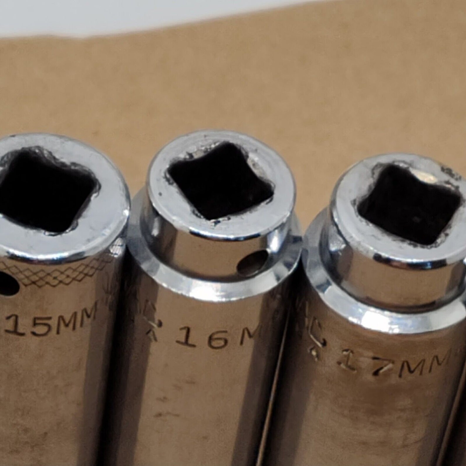 MAC Tools Vintage 8 Piece XD6 3/8" Drive Metric Deep Socket Set 11mm ...