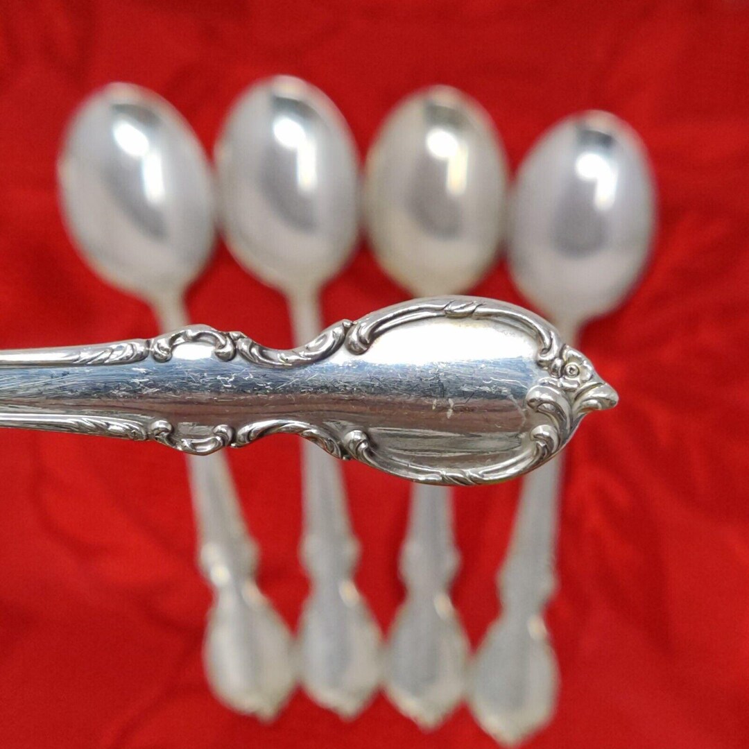 1847 Rogers Bros Reflection 5 Teaspoons International Silver Plate Vtg ...