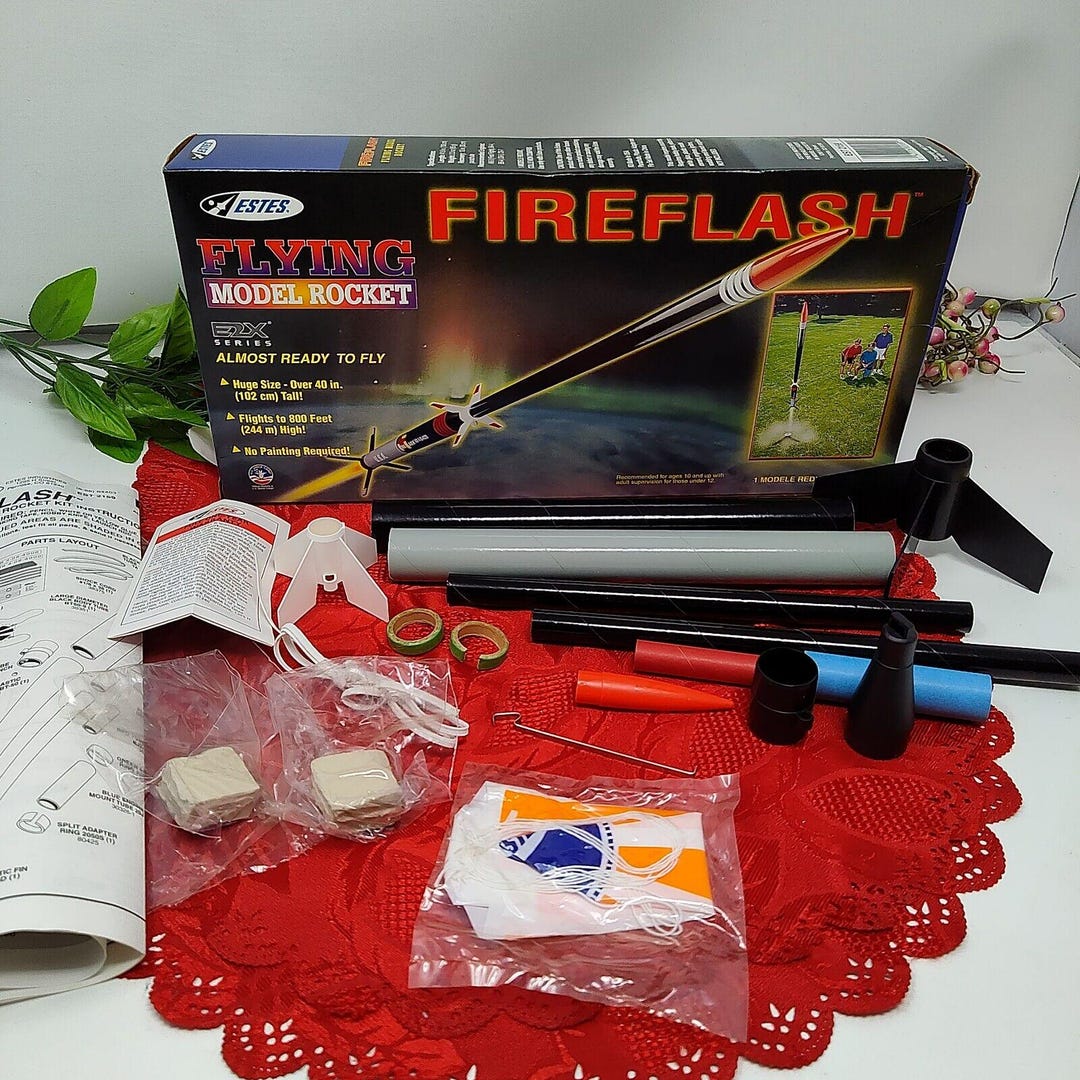 Estes FIREFLASH Model Rocket Kit 2159 Open but Complete - Etsy