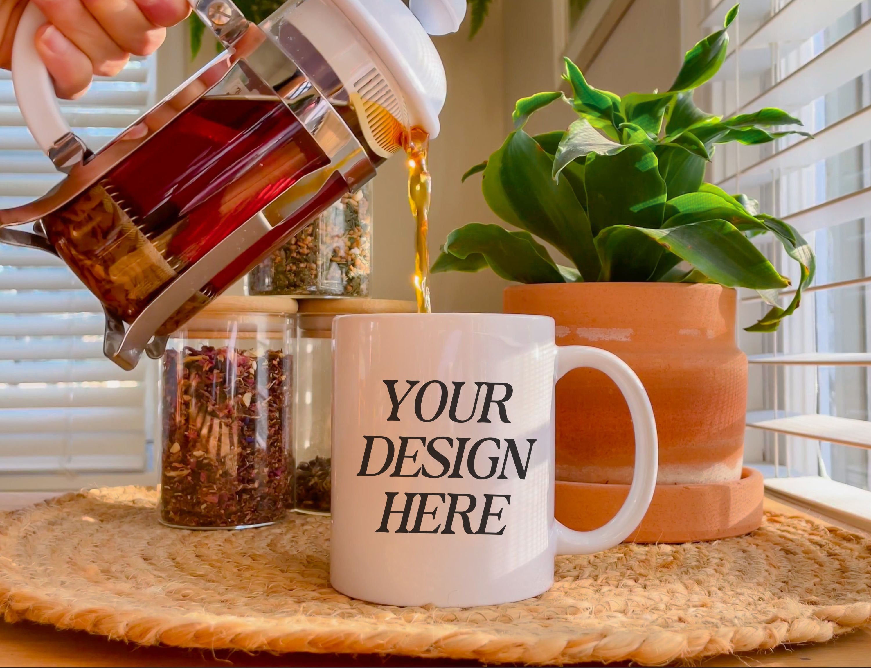 Canva Mug Mockup Video Bundle: Print on Demand Template (11oz White Mug ...