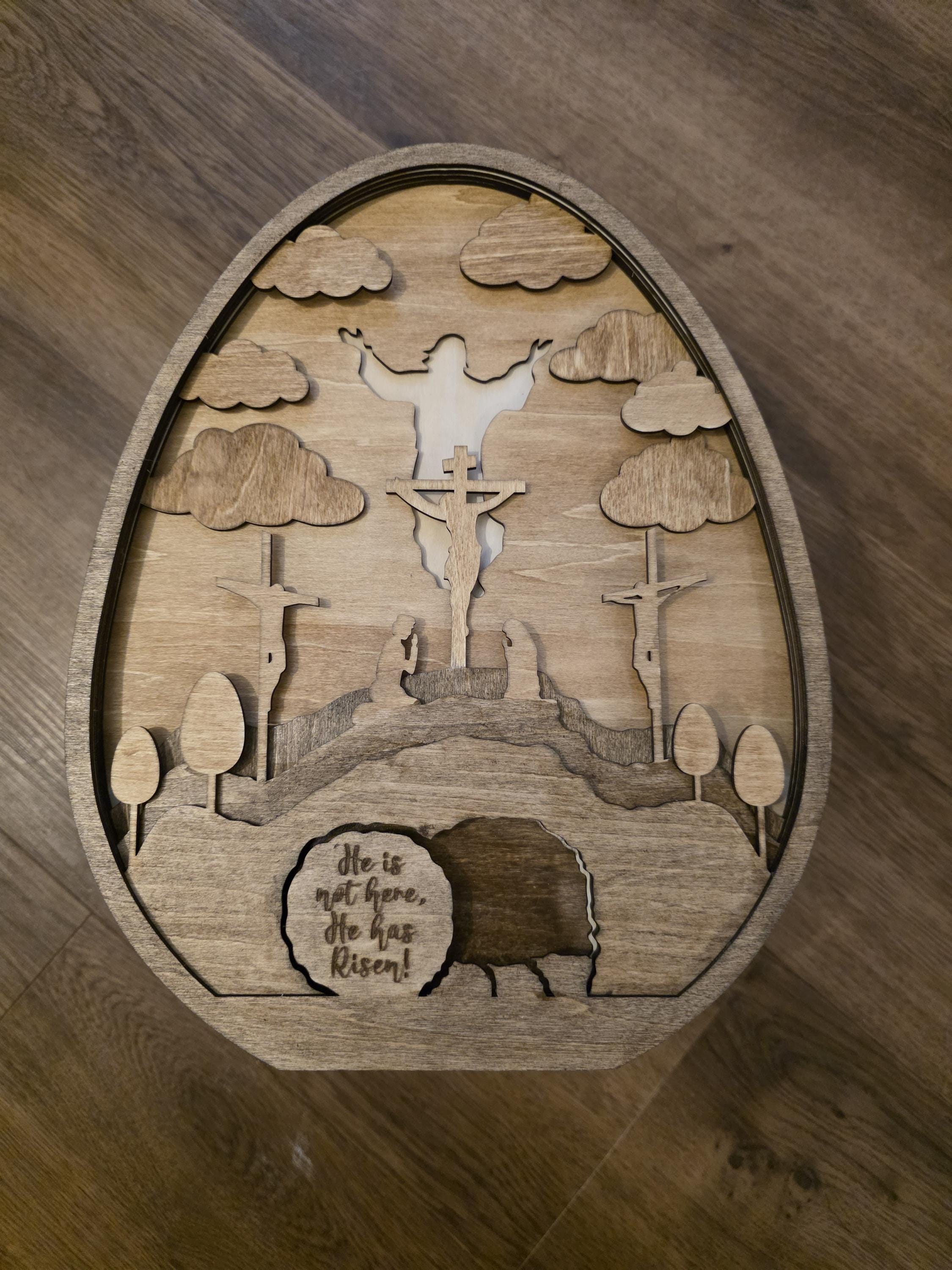 Easter, Easter Egg, He is Risen, Jesus, Tomb, Jesus Has Risen, Easter ...