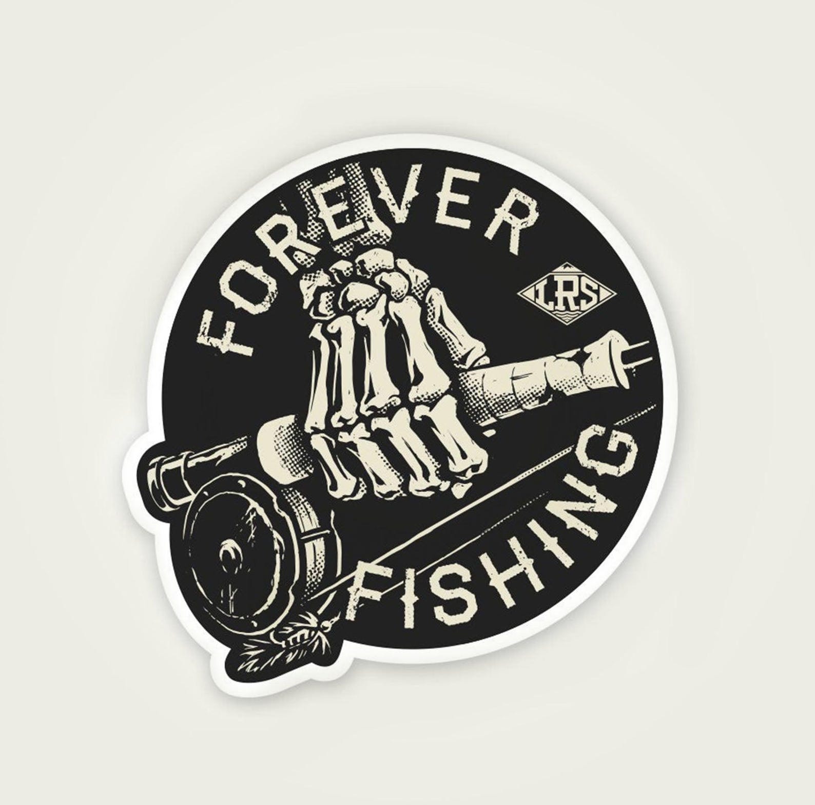 Forever Fishing Reel Decal - Etsy