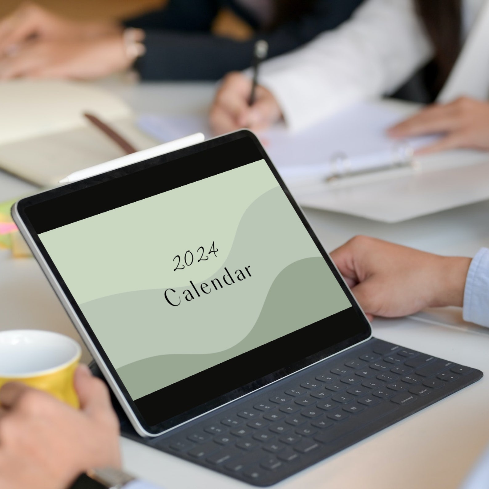 Simple 2024 Canva Calendar Template 100% Editable - Etsy