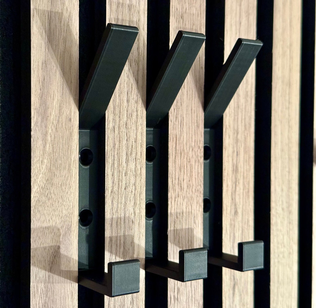 Doppelhaken für Akustikpaneele zum Aufhängen von Jacken, Mützen, Schals ...