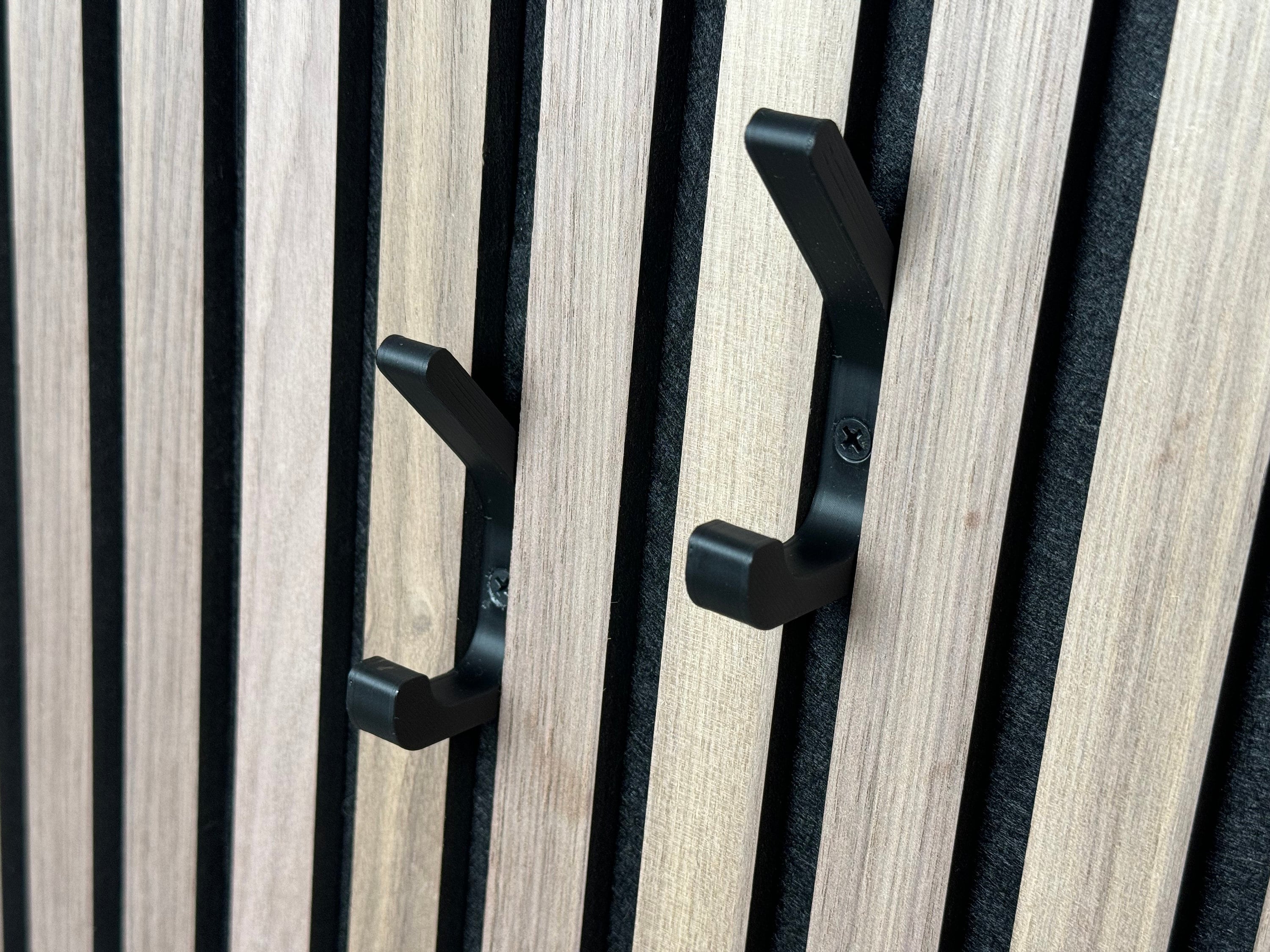 Stabile Doppelhaken für Akustikpaneele zum Aufhängen von Jacken, Mützen ...