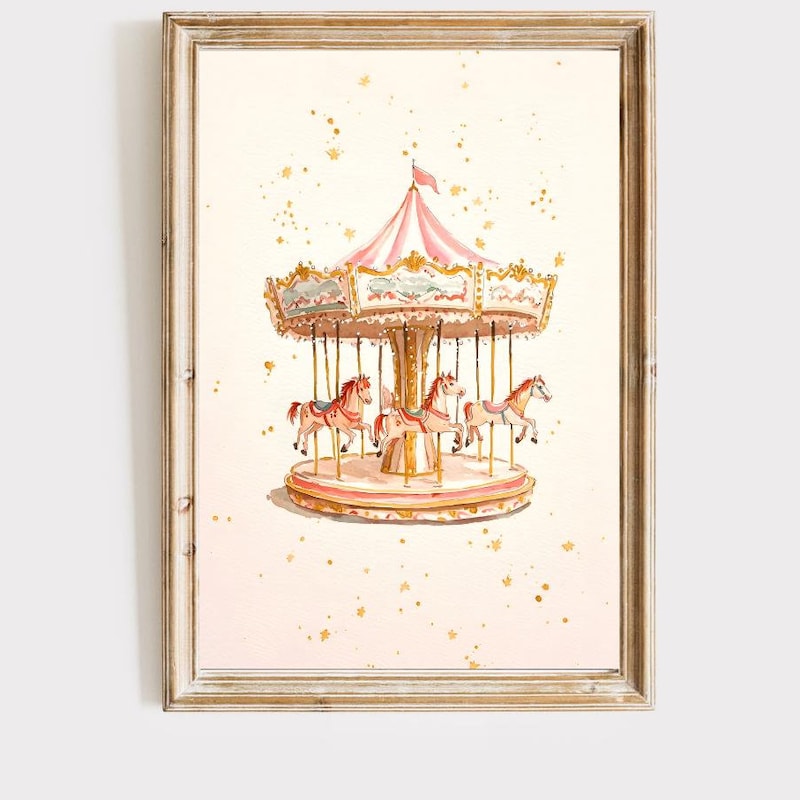 Carousel Art - Etsy