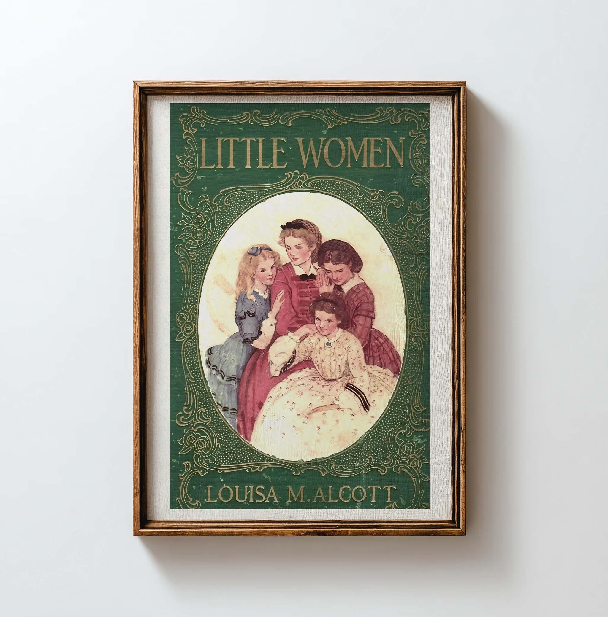 Little Women Vintage Book Cover Art Print, Little Women Poster, Pride ...