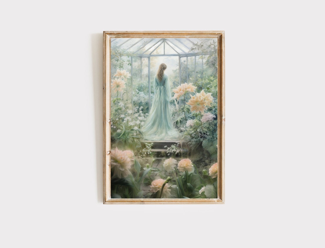 Cottagecore Botanical Greenhouse Print Art Nature Inspired - Etsy Canada