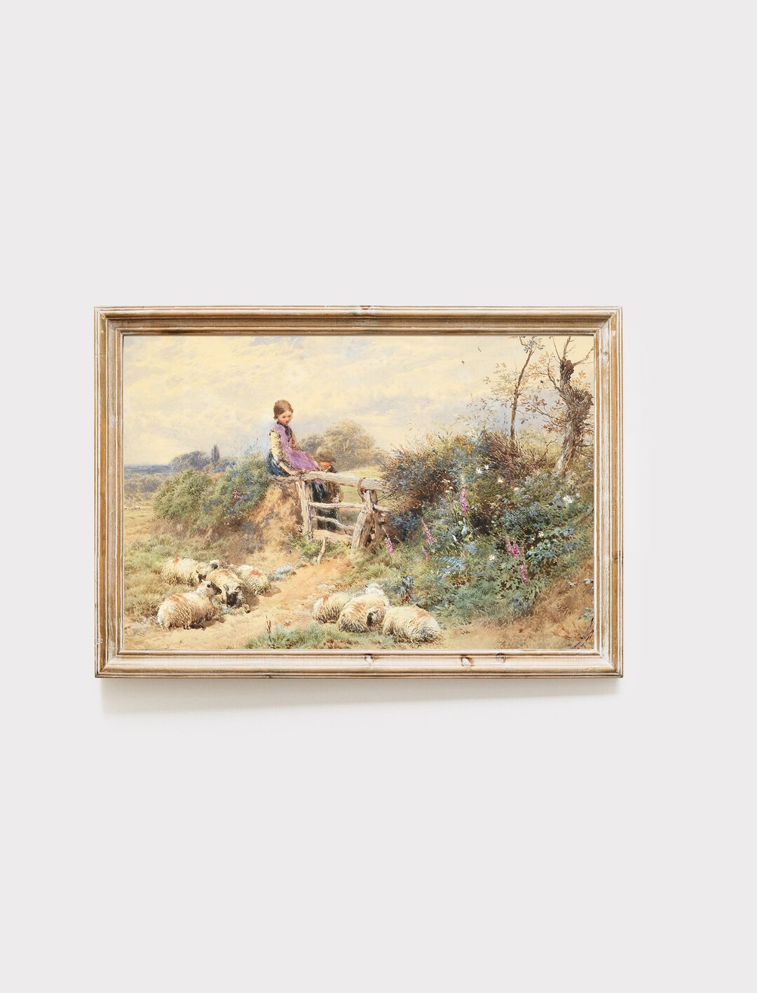 Cottagecore English Countryside Art Print, Cottagecore Decor, Coquette ...